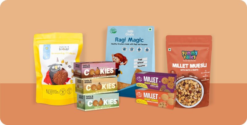 5 Homegrown Brands making Millet Based Dry Snacks for Kids ...